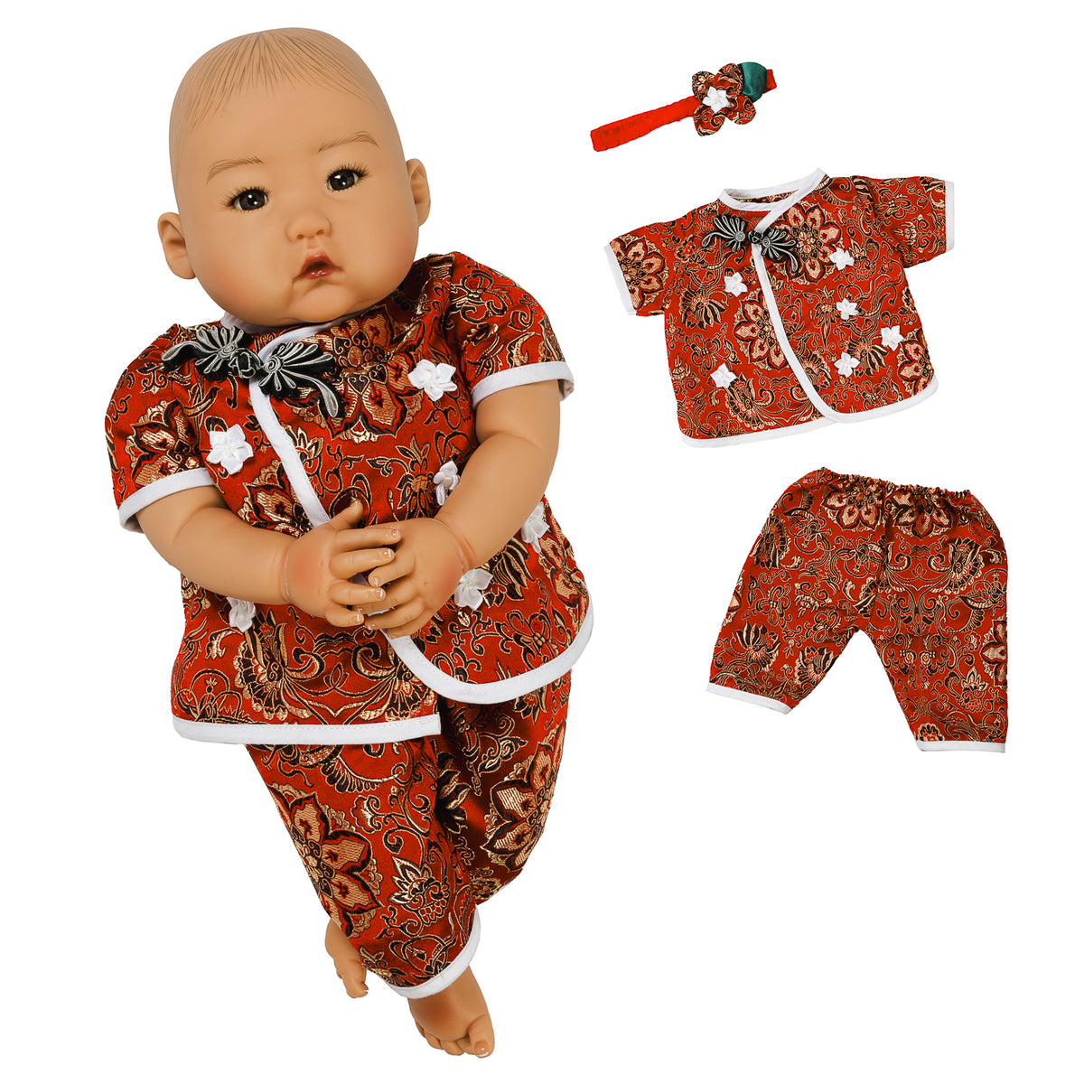 Paradise Galleries Asian Realistic Baby Doll 20" Mei by Ping Lau