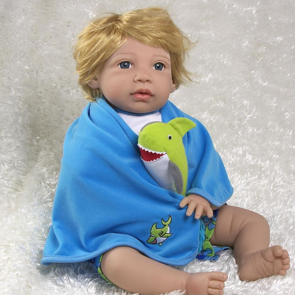 Paradise Galleries Toddler Baby Doll That Looks Real - Sharkey